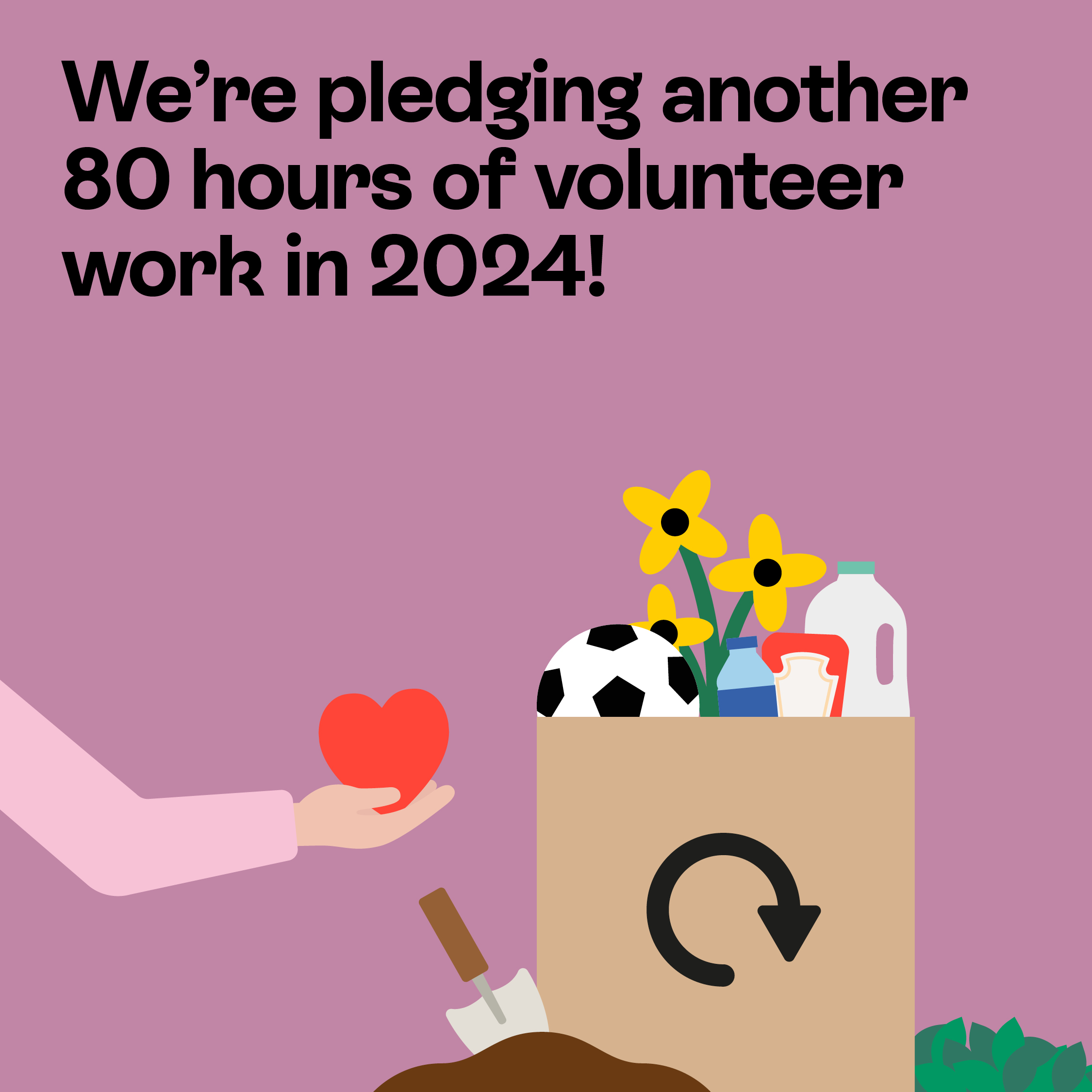 2024 Volunteering Pledge | The Home Partnership
